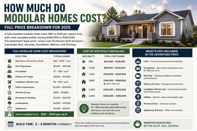 How Much Do Modular Homes Cost? Full Price Breakdown for 2026 - The ...